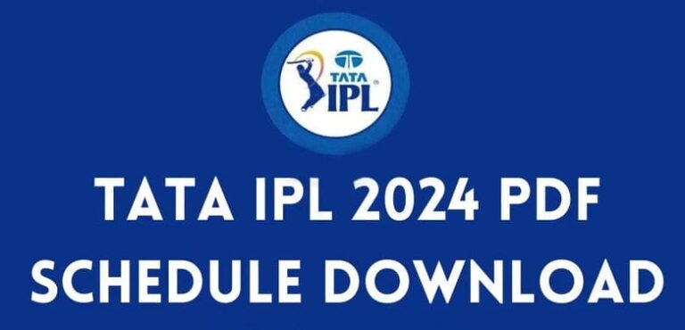 IPL 2025 Schedule PDF Download